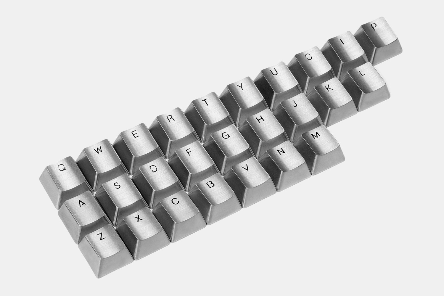 Teamwolf Stainless Steel Alpha Set Keycaps v2 - Gold | Mechanical ...