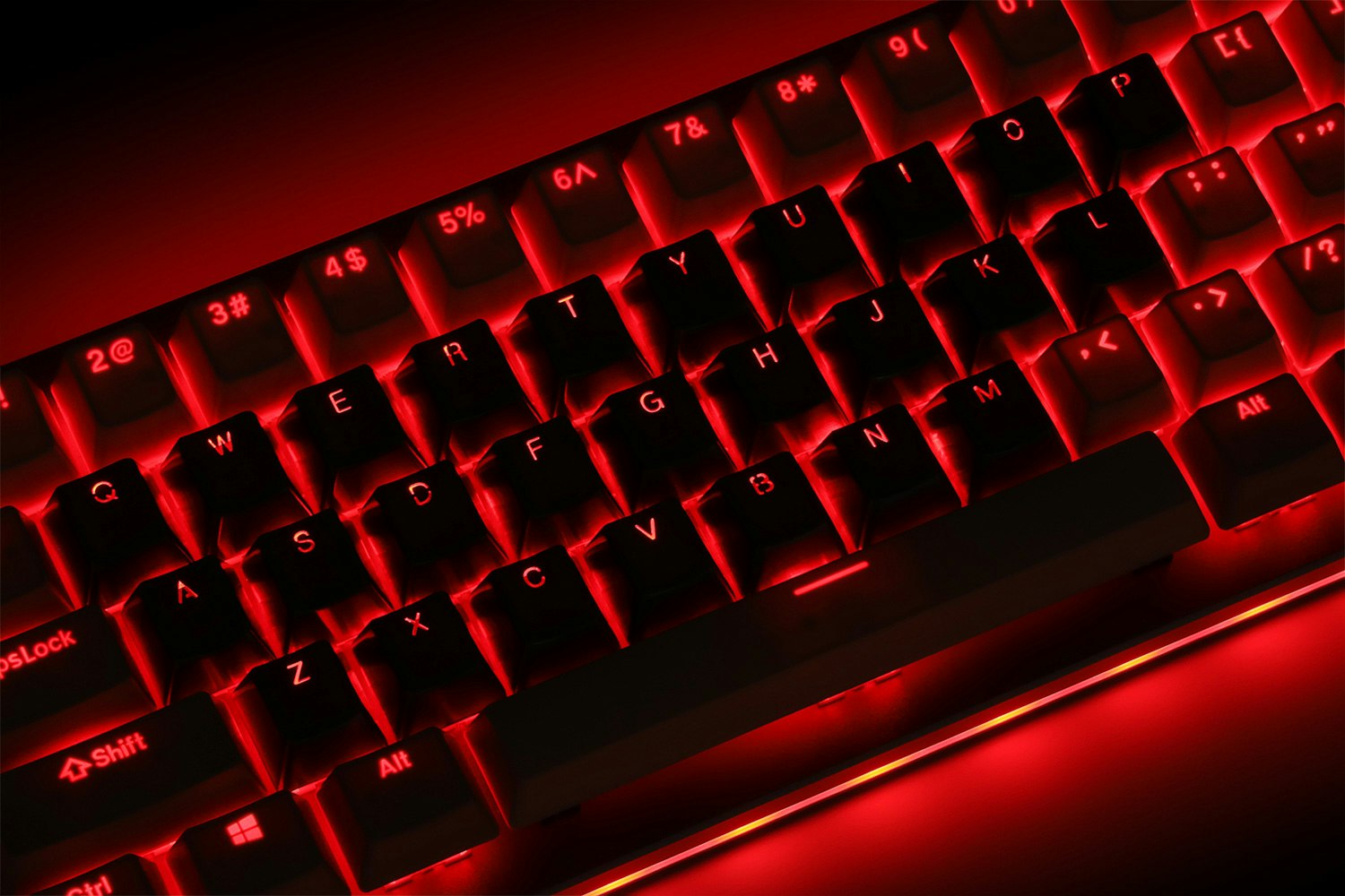 Teamwolf Stainless Steel Alpha Set Keycaps v2 - Gold | Mechanical ...