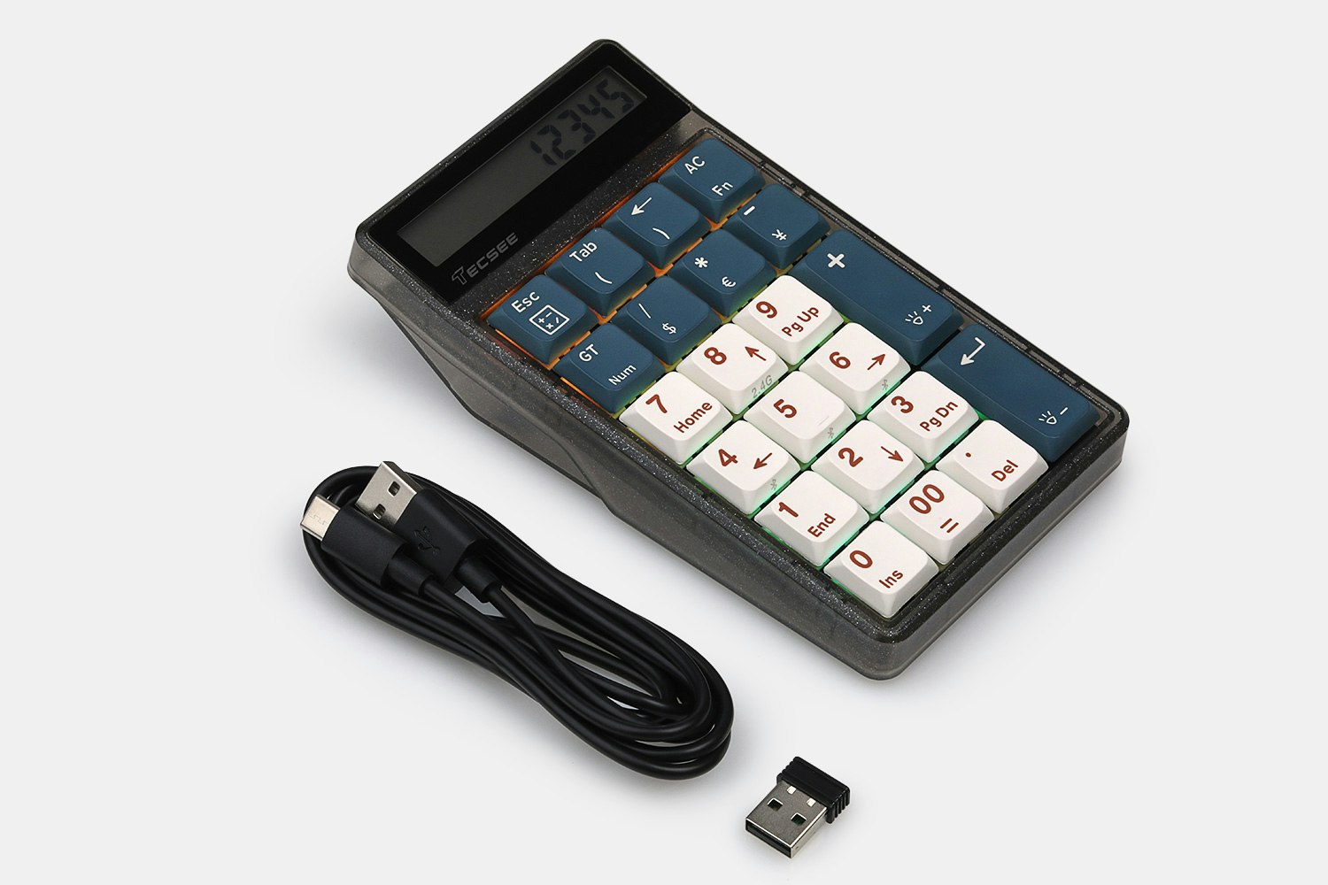TECSEE Bluetooth Wireless Numeric Keypad | Mechanical Keyboards ...