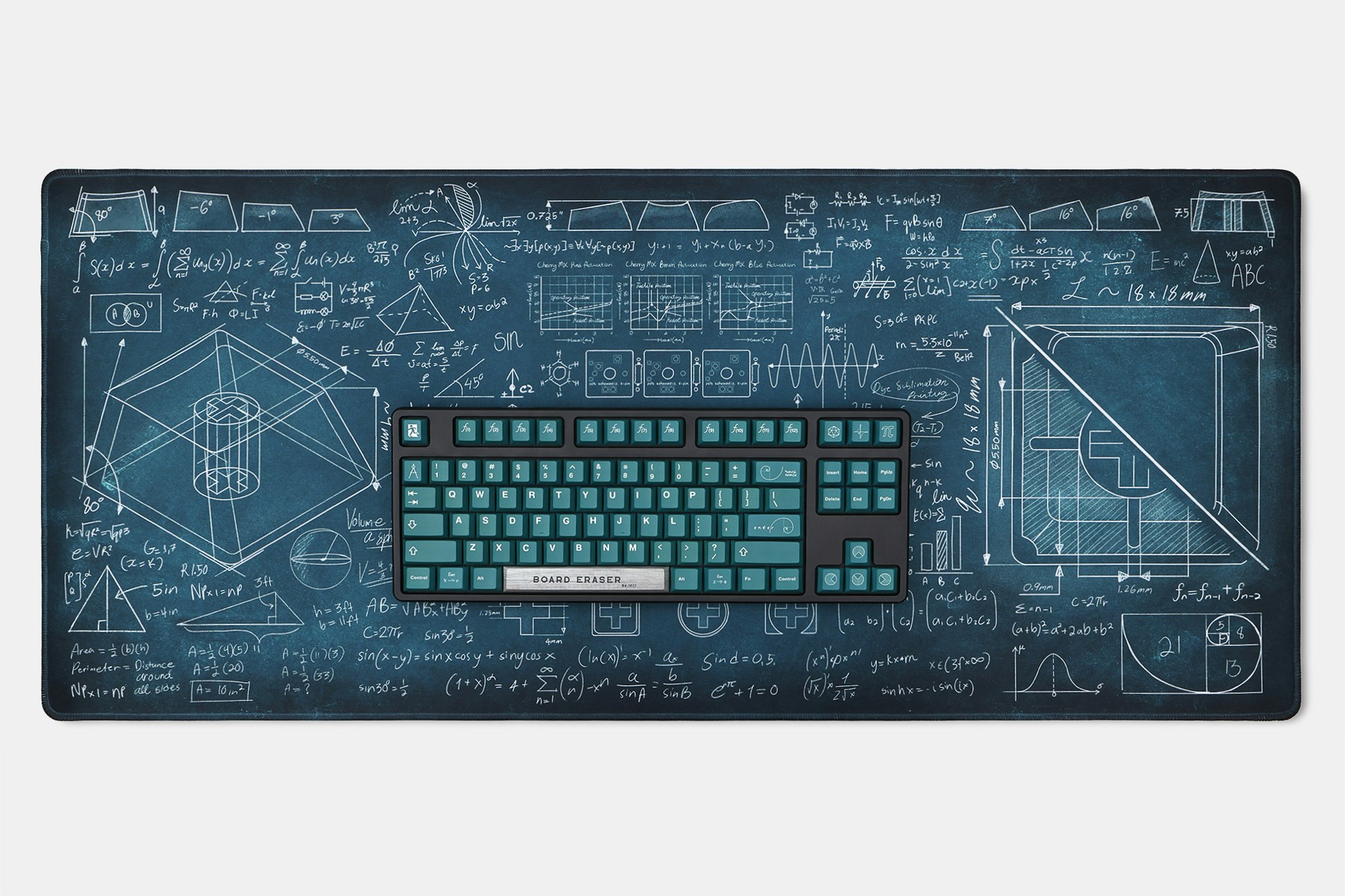 Terra Keycaps Chalk Desk Mat | Battlestations | Desk Mats | Themed Desk ...