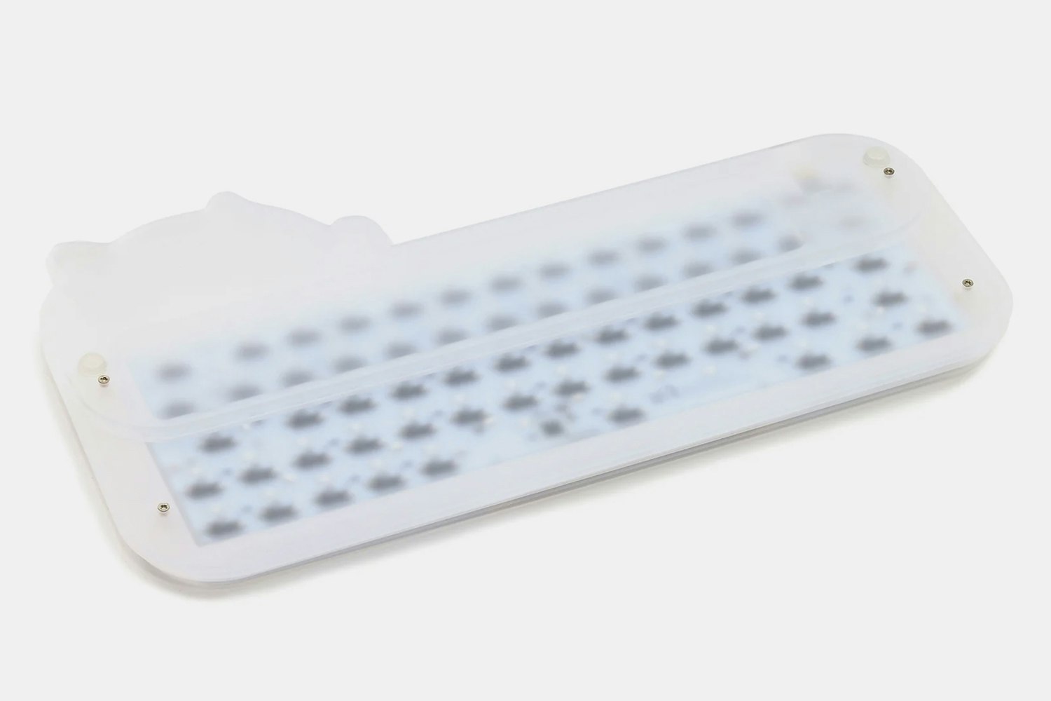 The Bongo Cat Acrylic Barebones Keyboard | Mechanical Keyboards | Mini ...