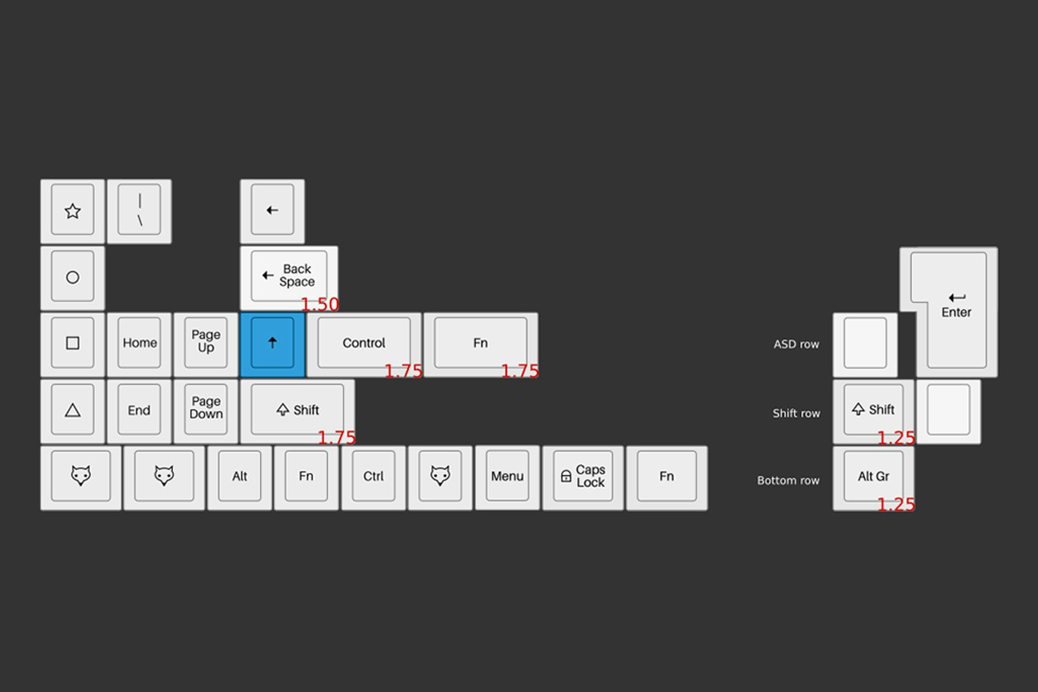 The WhiteFox Keyboard | Mechanical Keyboards | Custom Layout Mechanical ...
