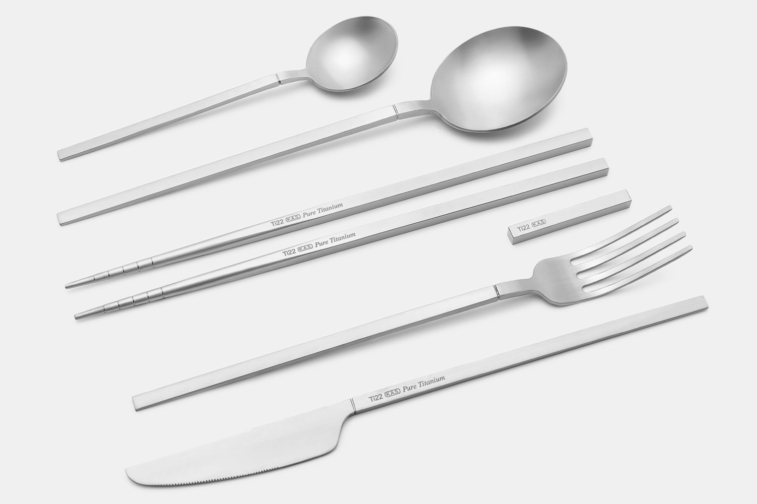 Enso Titanium 24-Piece Flatware Set | Flatware | Drop