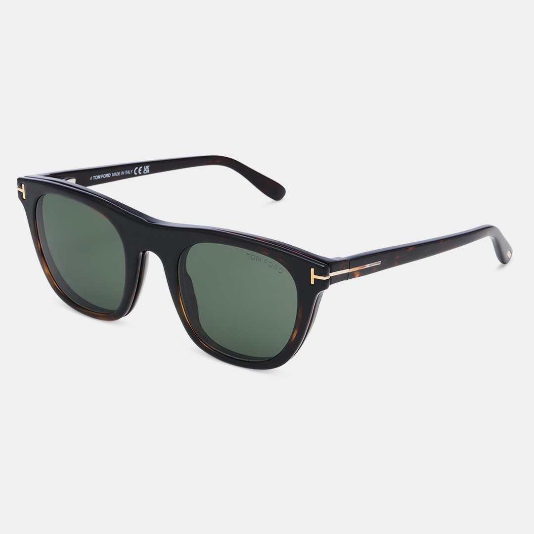 Tom Ford Men's Blue Block Eyeglass Frames w/ Clip-On Sun Lens | More ...