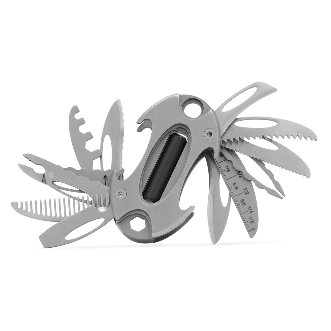 ToolFob 21-Function Titanium Multitool | Knives | Multi-Tools | Drop