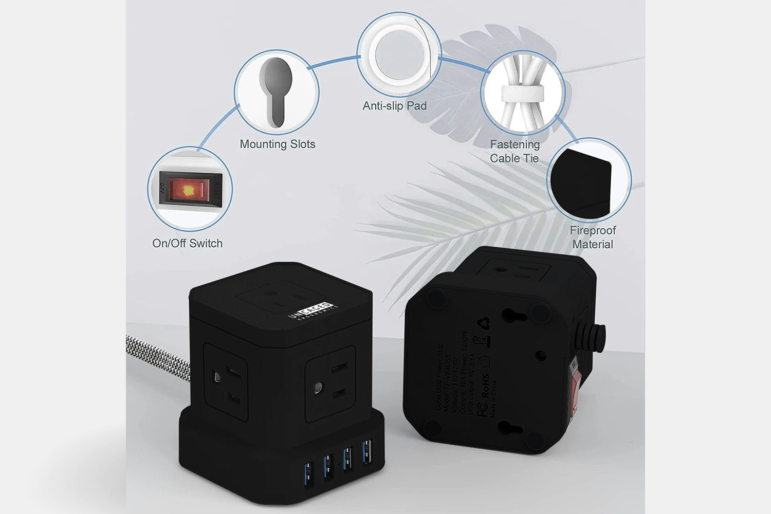 Uncaged Ergonomics Cube USB Power Strip | Battlestations | Desk ...