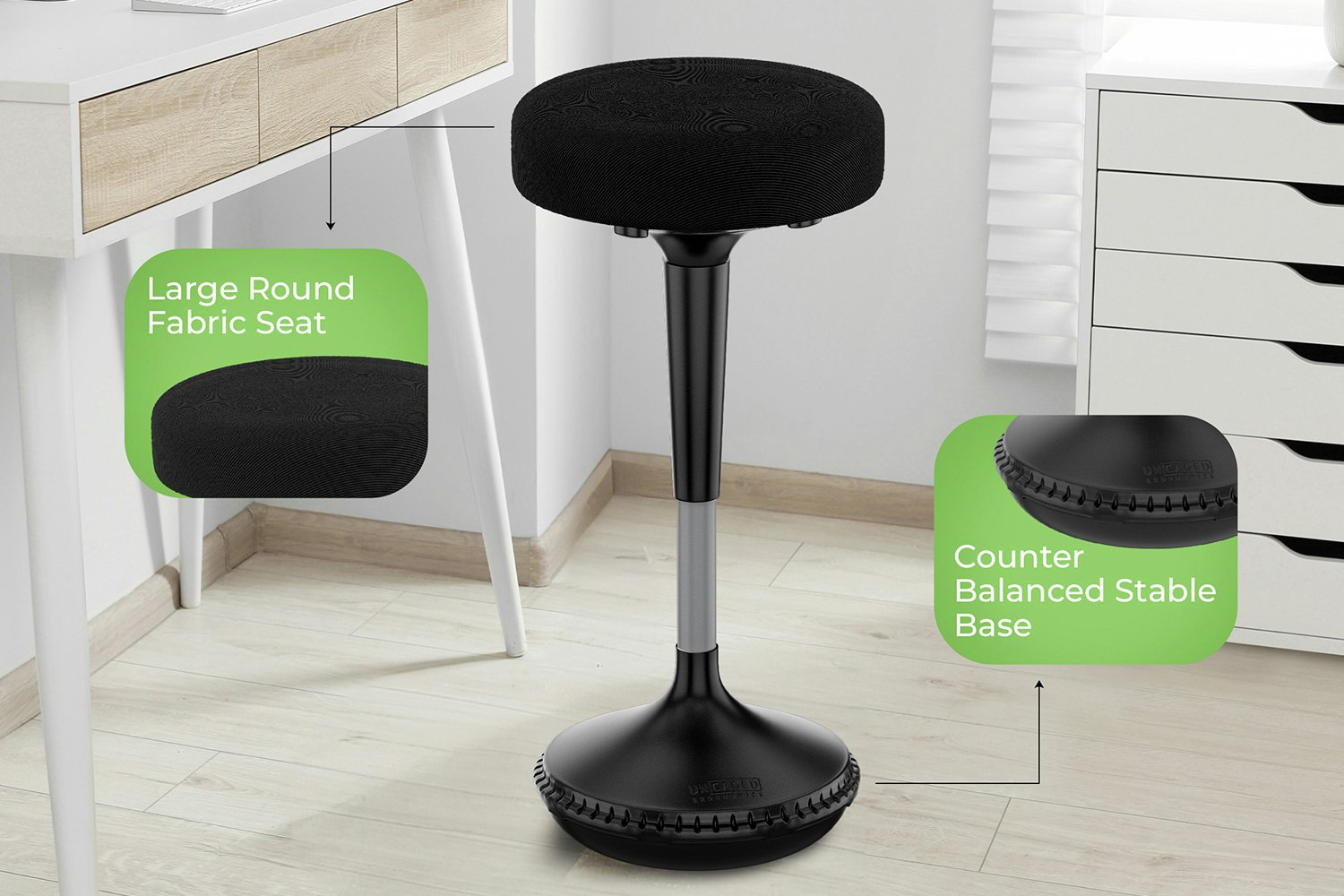 Uncaged Ergonomics Wobble Stool | Battlestations | Desks & Chairs ...