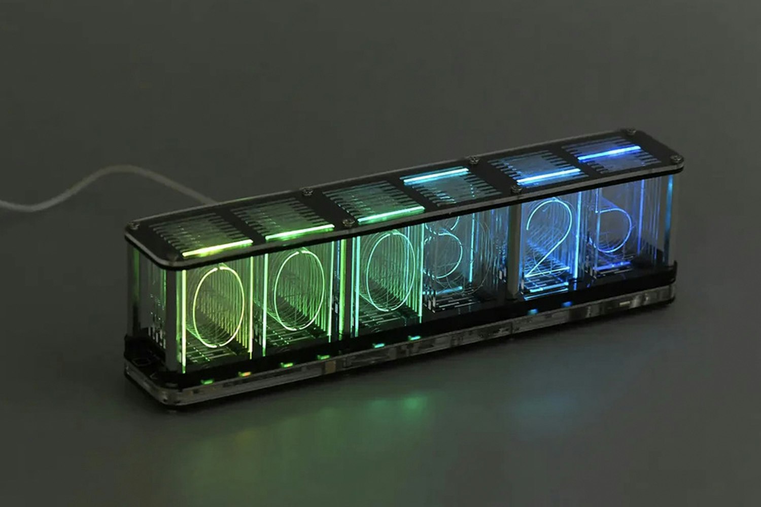 Uncommon Carry RGB Tube Clock | Battlestations | Desk Accessories ...