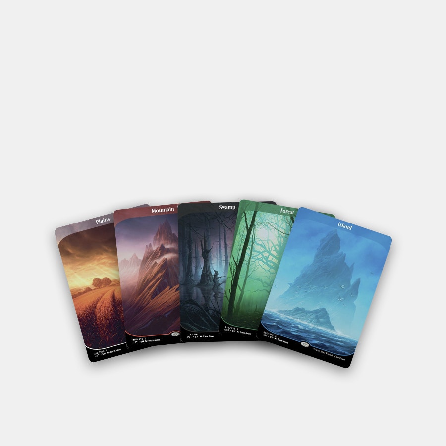Unstable Full-Art Borderless Land Cards (10-Pack) | MTG | MTG Cards | Drop