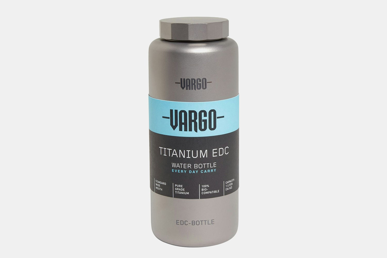 Vargo Titanium EDC Water Bottle | Water Bottles | Hyrdation Pack Water ...
