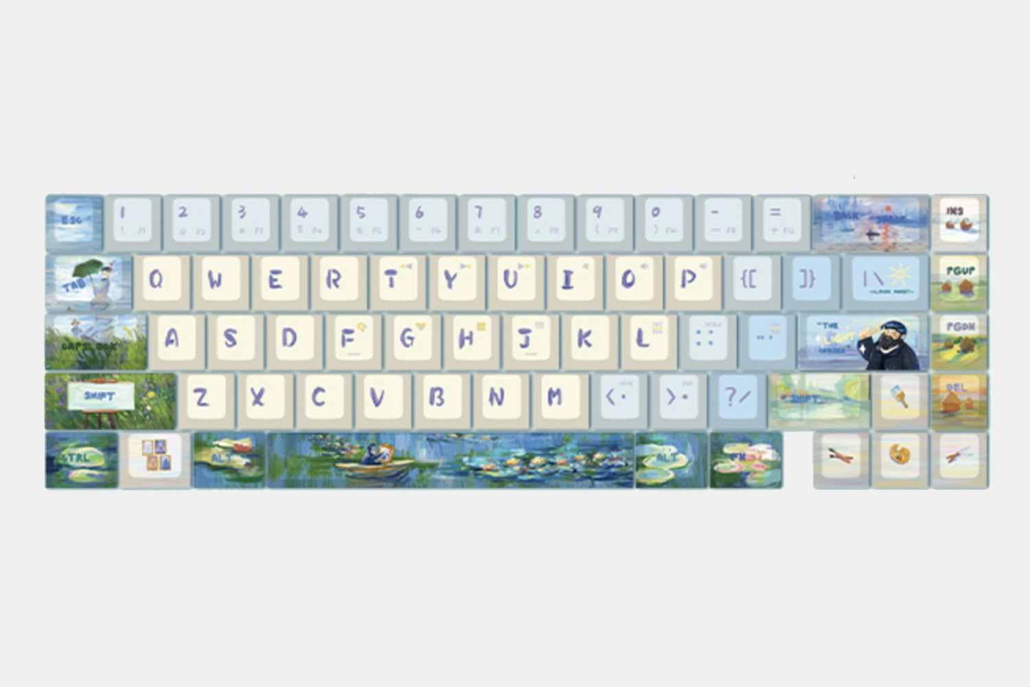 Varmilo Monet Keycap Set | Mechanical Keyboards | Keycaps | Custom ...