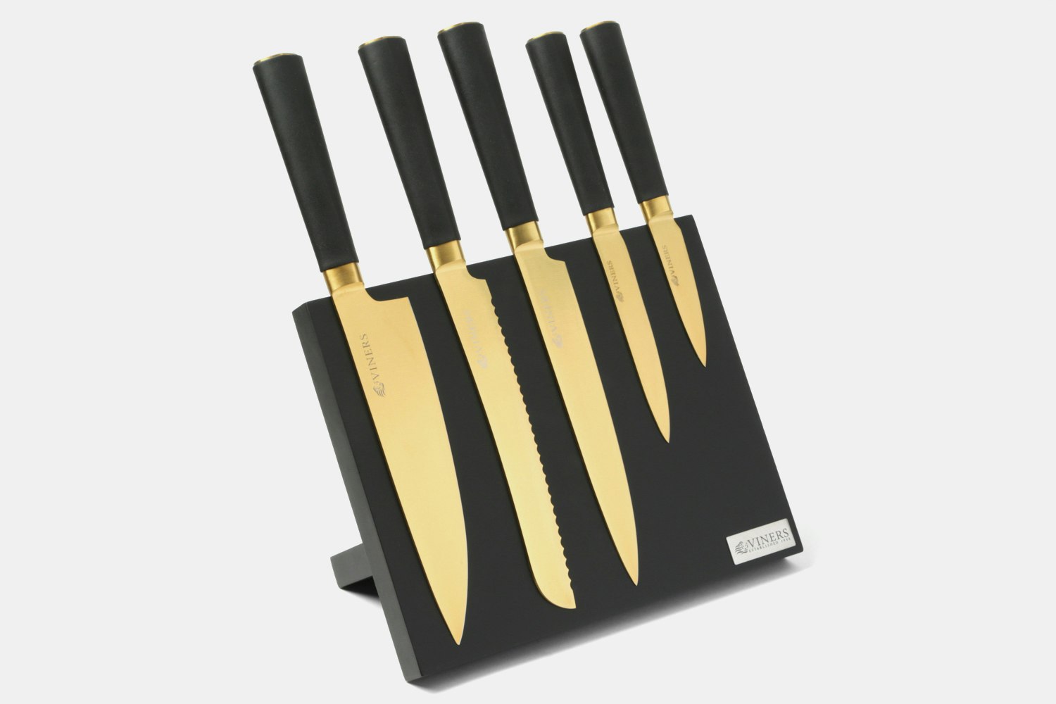 Viners Titan 5-Piece Knife Set With Magnetic Block | Cutlery | Drop