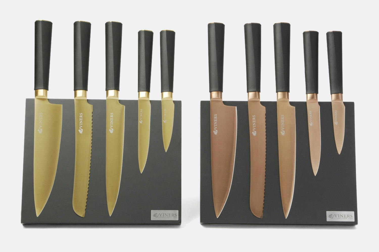 Viners Titan 5-Piece Knife Set With Magnetic Block | Cutlery | Drop