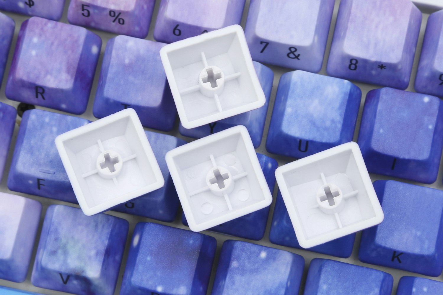 Violet Nights PBT Dye-Subbed Keycap Set | Mechanical Keyboards ...