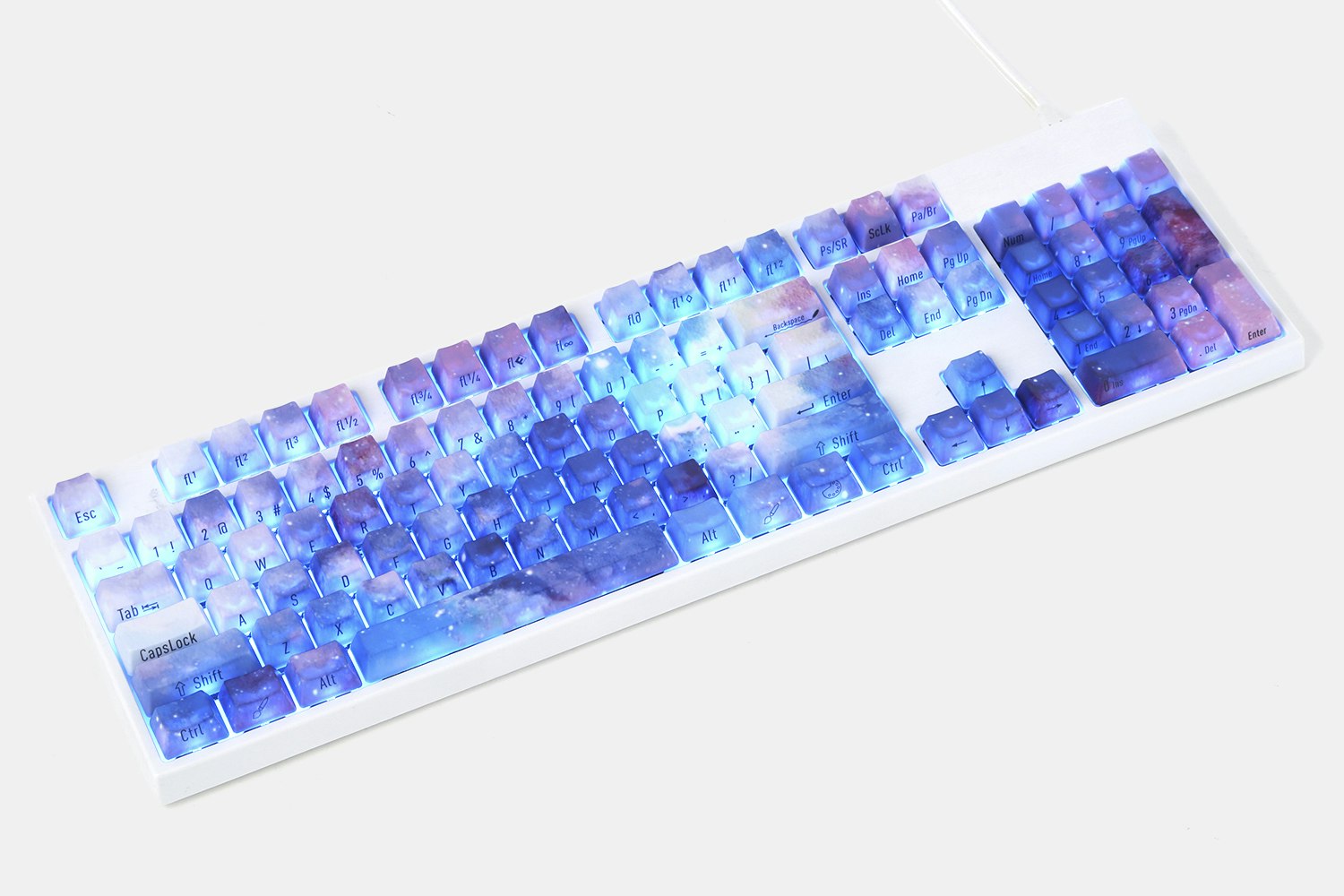 Violet Nights PBT Dye-Subbed Keycap Set | Mechanical Keyboards ...