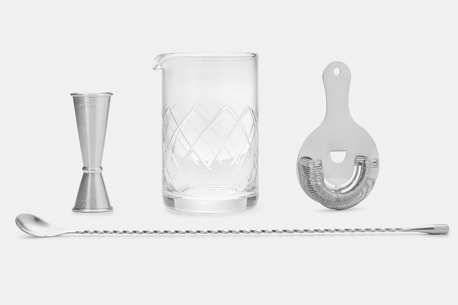 Viski Professional Mixology 4-Piece Bar Set | Barware | Drop