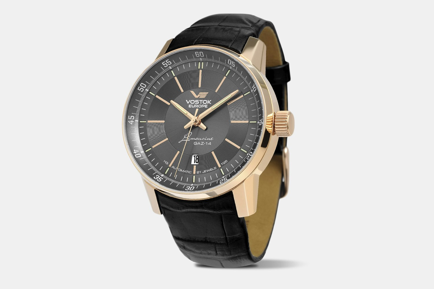 Vostok-Europe GAZ Limo Tritium Automatic Watch | Watches | Dive Watches ...