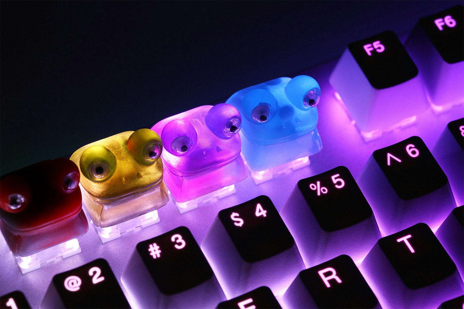 Waffle Key Studio Artisan Froggy Keycaps | Mechanical Keyboards ...