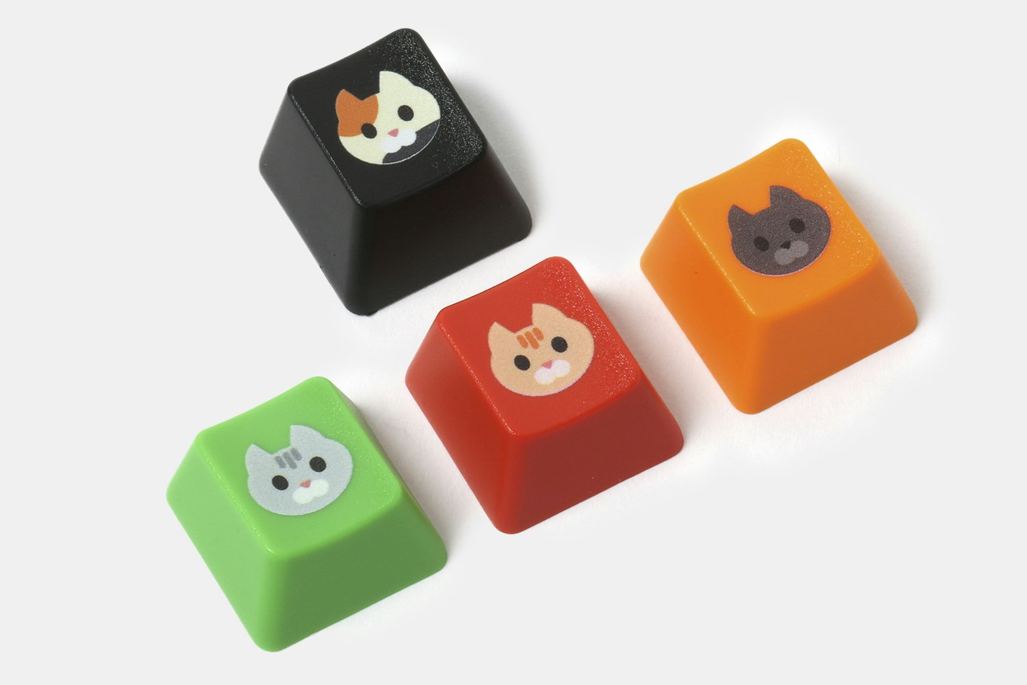 WASD Keyboards Cherry Cat Novelty Keycaps (4-Pack) | Mechanical ...