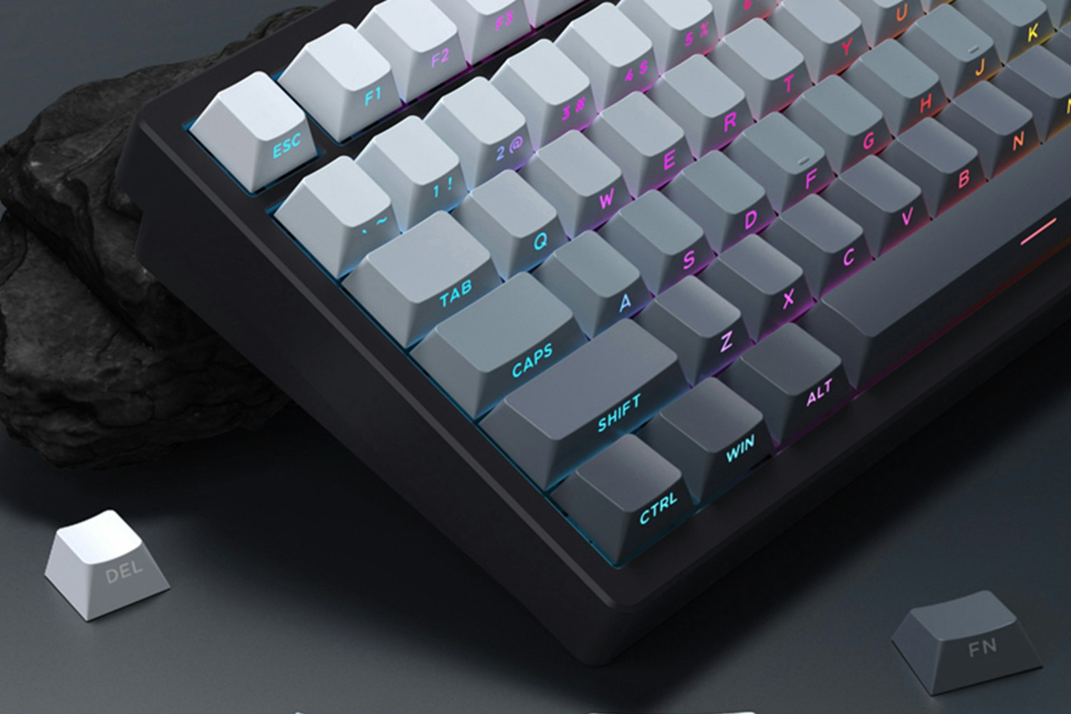 WOBKEY Shine-Through Side-Legend PBT Keycap Set | Mechanical Keyboards ...