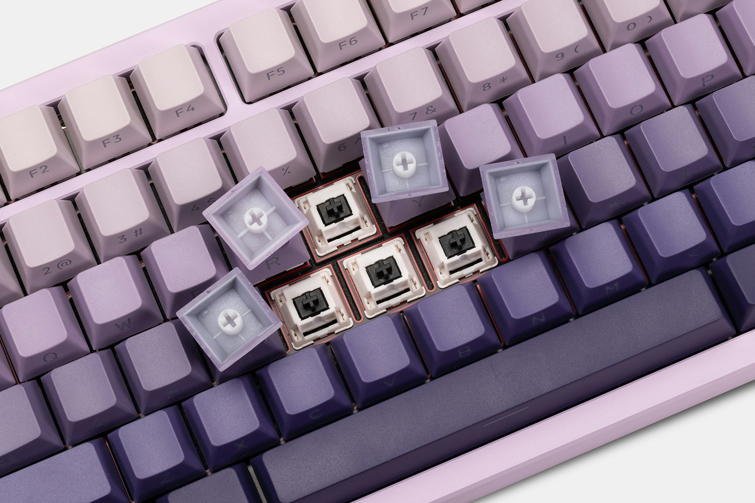 WOBKEY Shine-Through Side-Legend PBT Keycap Set | Mechanical Keyboards ...