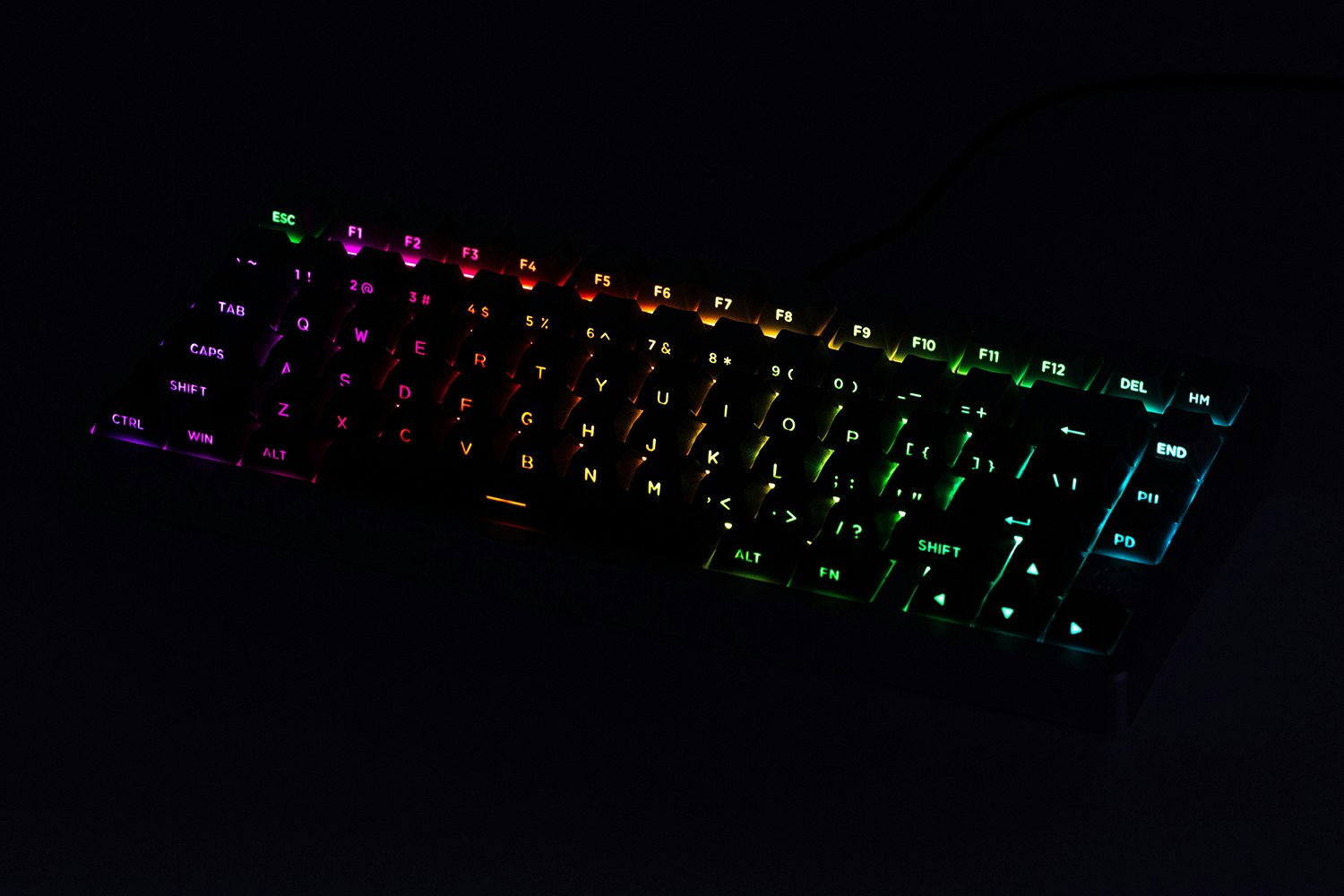 WOBKEY Shine-Through Side-Legend PBT Keycap Set | Mechanical Keyboards ...