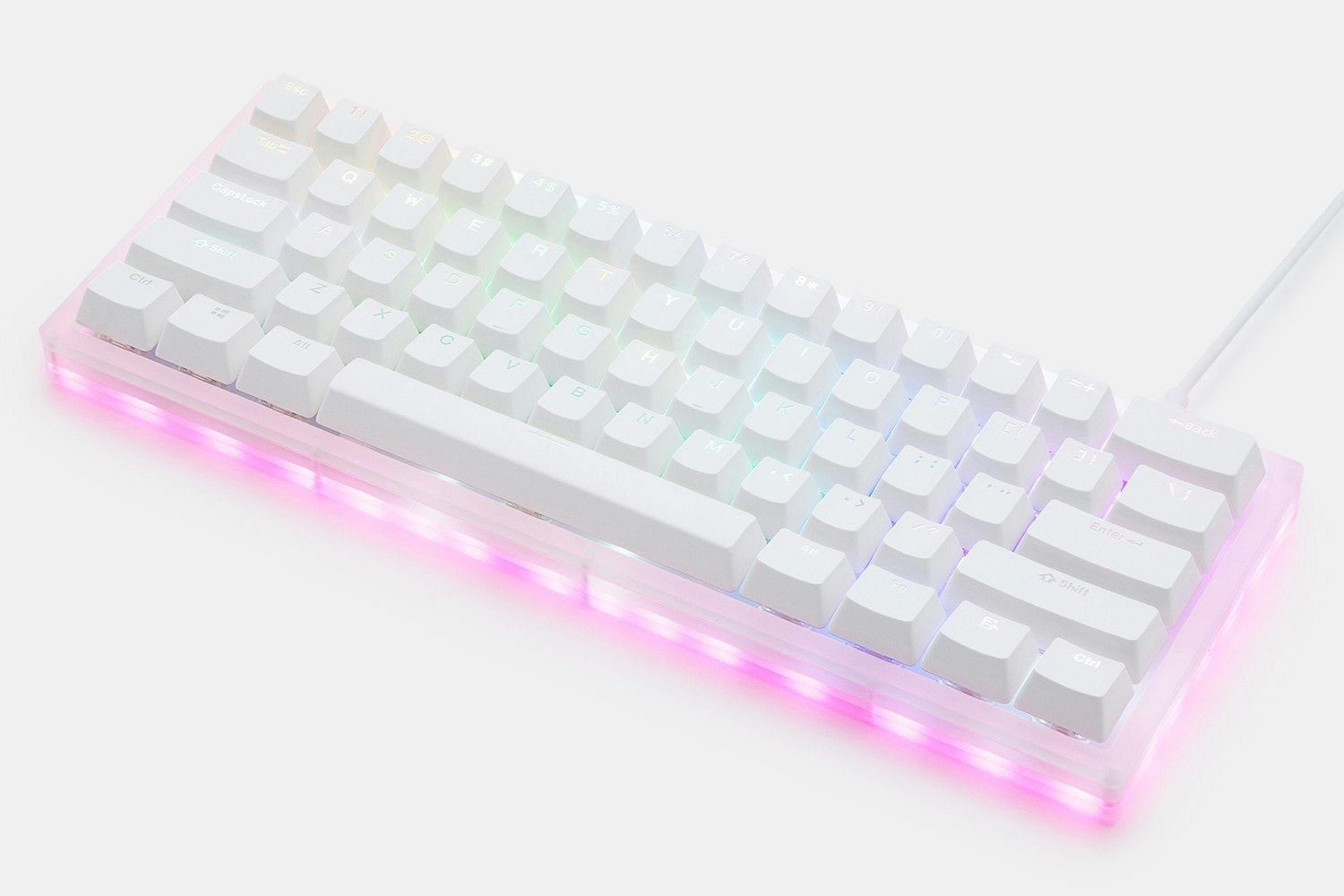 Womier K61 Acrylic Mechanical Keyboard | 65% Keyboards | Drop