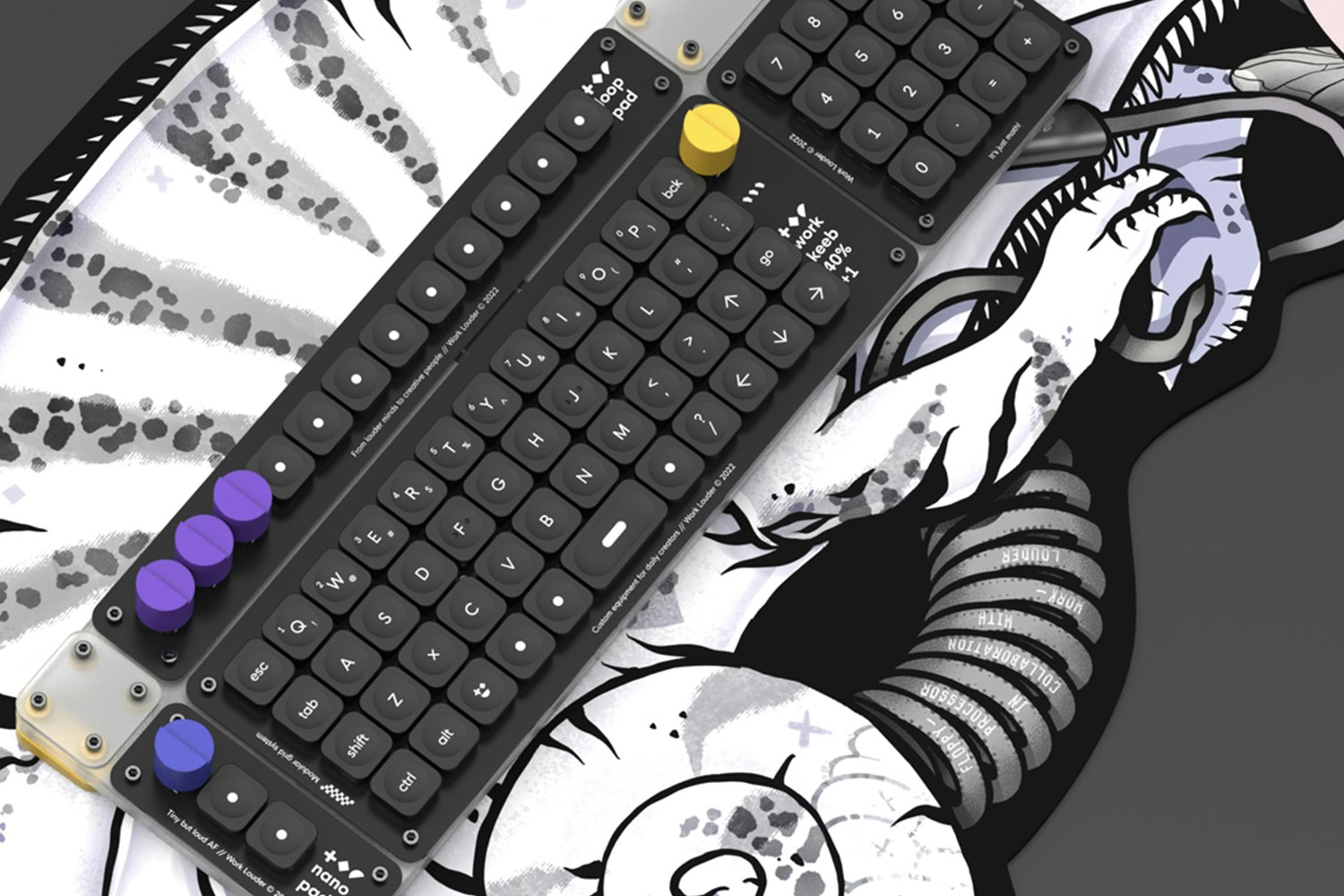 Work Louder Floppy Chameleon Desk Mat | Battlestations | Desk Mats ...