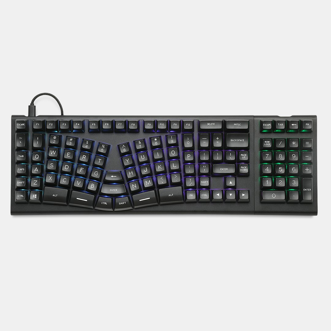 X-Bows Knight Plus Ergonomic Mechanical Keyboard | Mechanical Keyboards ...