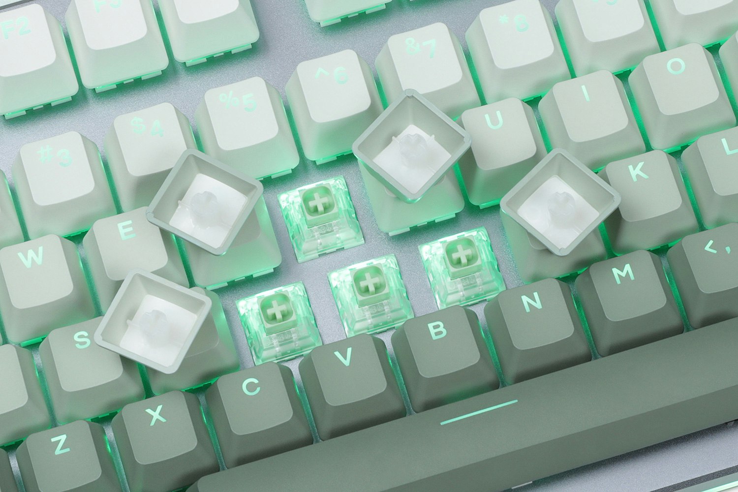 XY Dip-Dye Doubleshot Keycap Set | Mechanical Keyboards | Keycaps | PBT ...