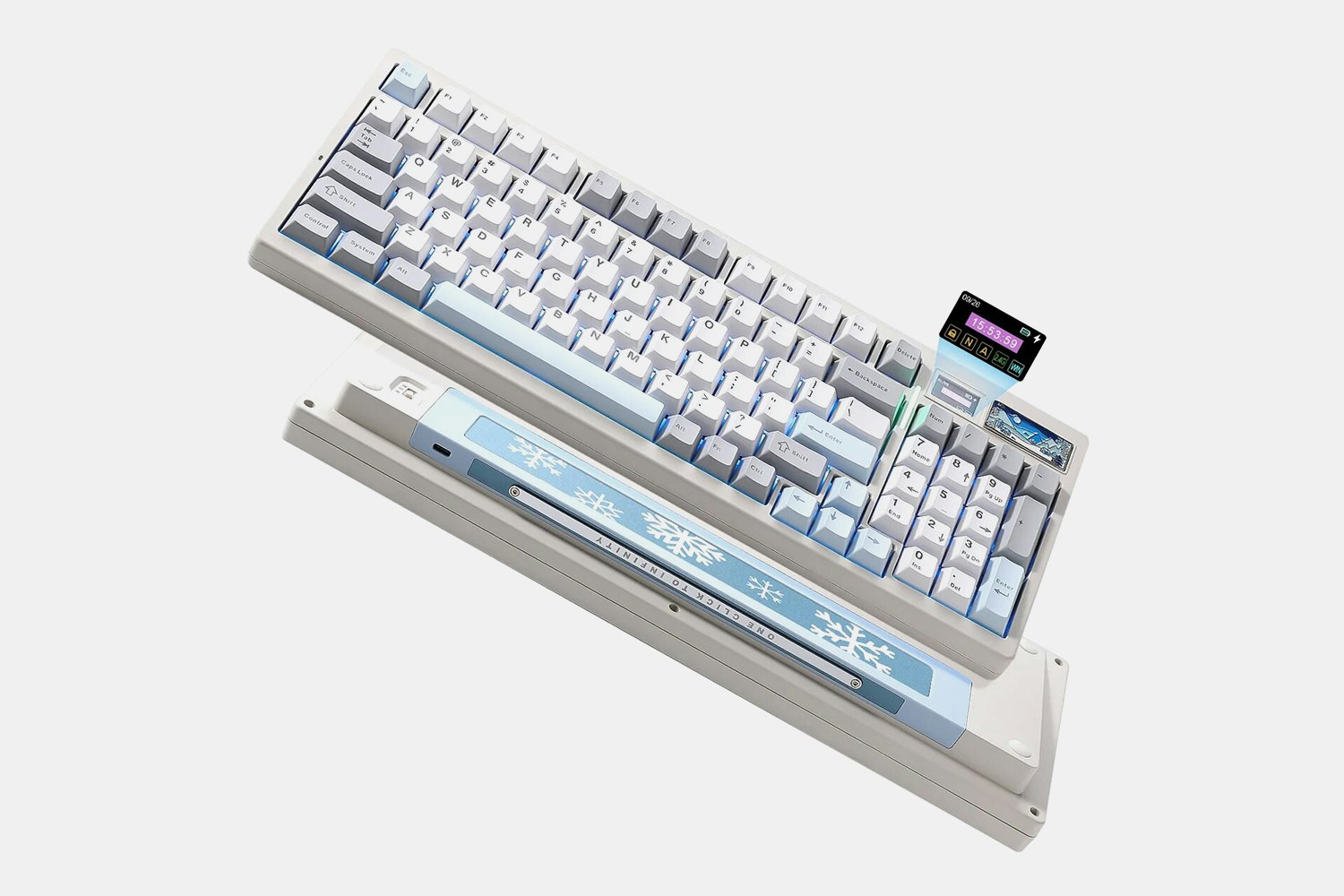 YUNZII IF99 LCD Display Wireless Mechanical Keyboard | Mechanical ...