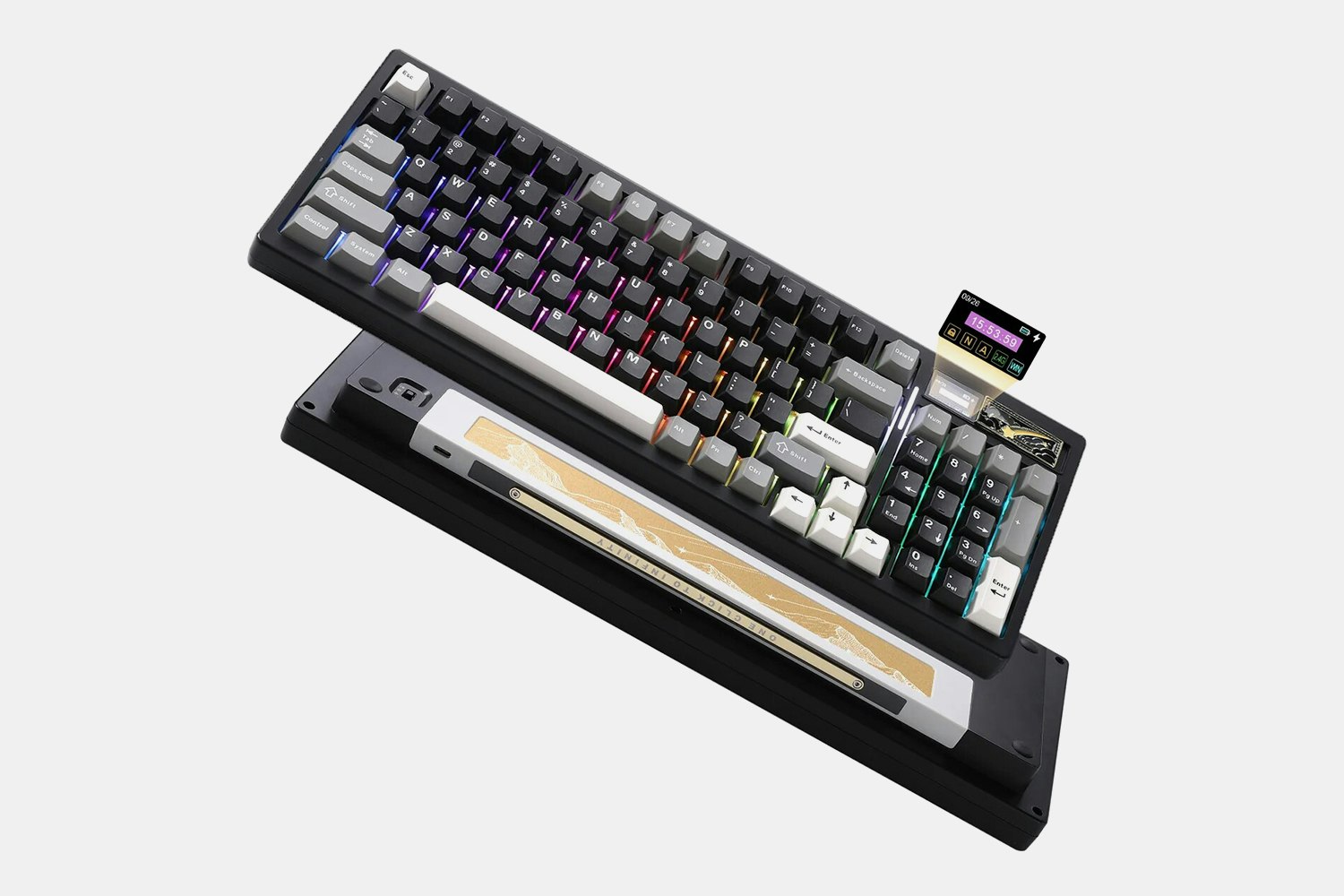 YUNZII IF99 LCD Display Wireless Mechanical Keyboard | Mechanical ...