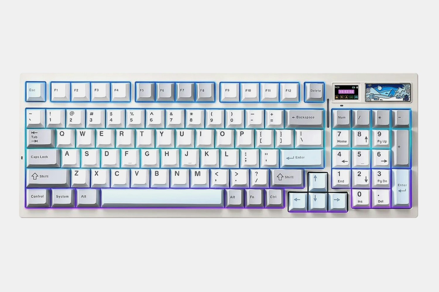 YUNZII IF99 LCD Display Wireless Mechanical Keyboard | Mechanical ...